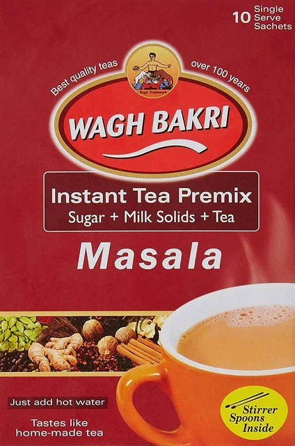 WAGH BAKRI MASALA Instant Tea Premix, 140g - (Pack of 6) £77.74 ...