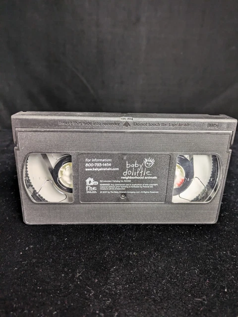 RARE BABY EINSTEIN FHE Baby Dolittle Neighborhood Animals Bluebird 2001 ...