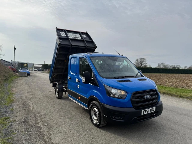 FORD TRANSIT 2.0 350 EcoBlue Leader Double Cab utility tipper 4dr Di ...