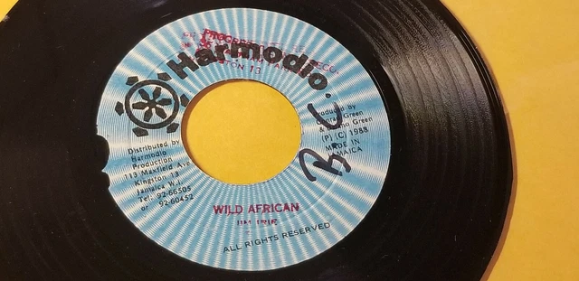 RARE - JIM IRIE - RACINES AFRICAINES SAUVAGES / REGGAE 45" sur HARMODIO ...