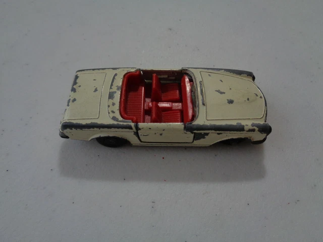 VTG MATCHBOX WHITE Mercedes 230SL Convertible Lesney England 27 (No ...