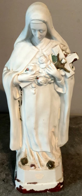 STATUETTE RELIGIEUSE ANCIENNE Sainte Vierge Marie EUR 10,00 - PicClick FR