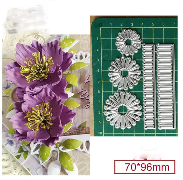 FLOWER METAL CUTTING Dies Scrapbooking Embossing DIY Card Make Mould ...