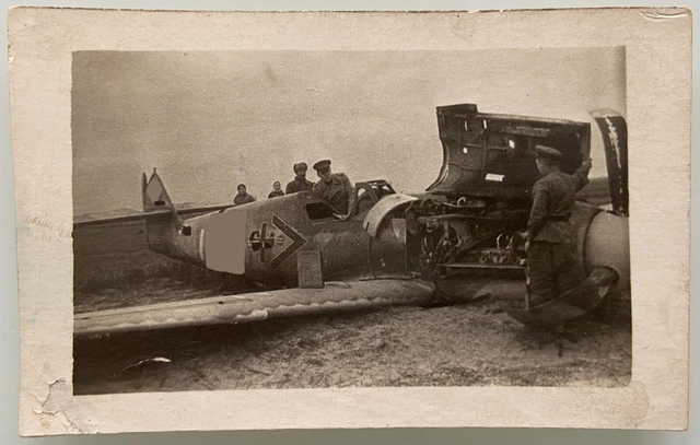 WWII CAPTURED MESSERSCHMITT me 109 German Fighter Plane Original ...