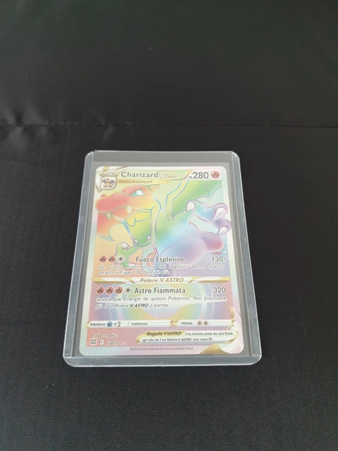 CARTA POKÉMON CHARIZARD V ASTRO 174/172. ITA. Nm-Mint. ASTRI LUCENTI ...