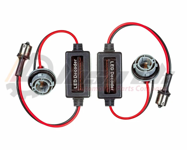 2X BA15S P21W 1156 LED Bulb OBC Warning Canceller Decoder Load Resistor ...
