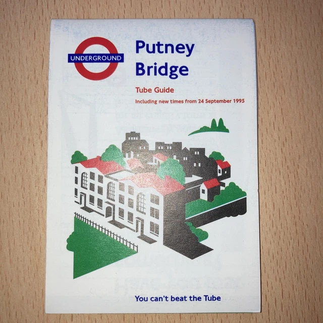 LONDON UNDERGROUND TUBE Map (. Putney. Bridge. 1995. ) £1.99 - PicClick UK