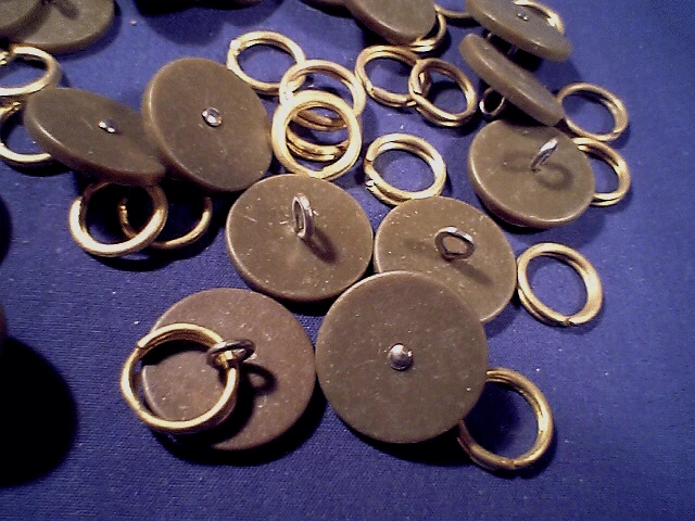 WW2 BRITISH ARMY Revolving Shank Utility Buttons,Fatigue Denim Buttons ...