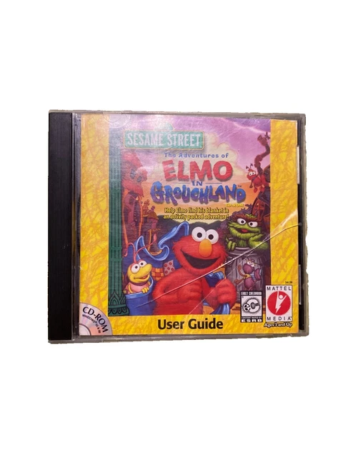 SESAME STREET THE Adventures of Elmo in Grouchland Mattel PC CD-ROM ...