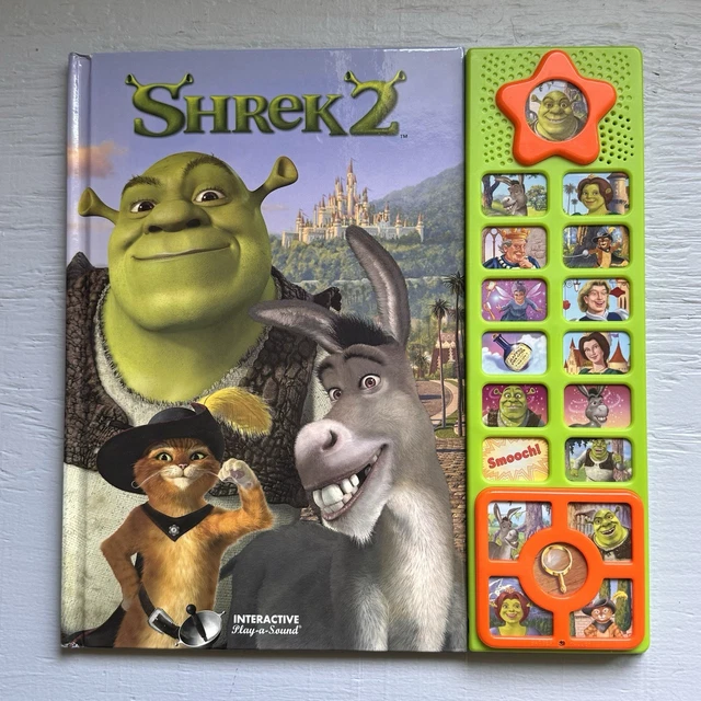 SHREK 2 MOVIE Interactive Book Play A Sound Dreamworks 2004 Picture ...