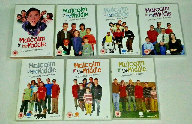 MALCOLM IN THE Middle Series lot bundle Muniz dvd Cranston Breaking Bad ...
