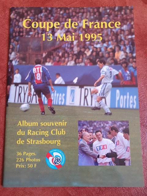 LIVRE COUPE DE France 13 Mai 1995 RCS contre PSG EUR 49,99 - PicClick FR