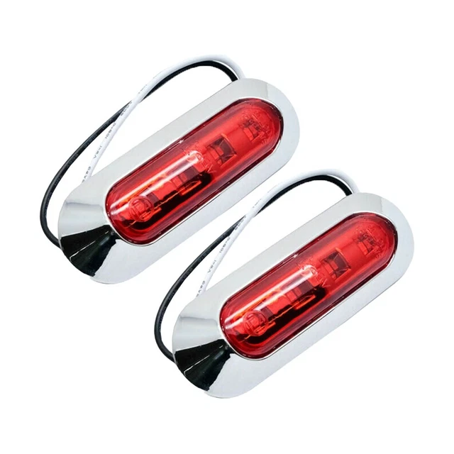 Luci Di Posizione Laterali Led Affidabili Per Rimorchio Camion 2pz