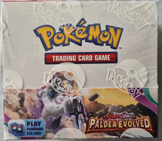 POKEMON SCARLET & Violet Paldea Evolved Booster Box of 36 Packs New ...
