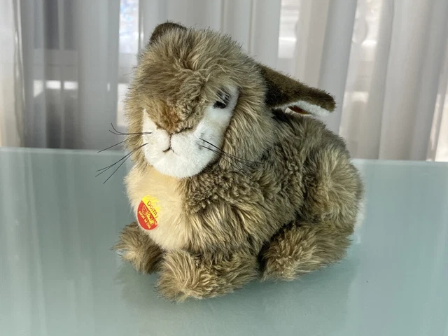 PELUCHE STEIFF ANIMAL collector 077753 lapin 22 cm. Excellent état EUR ...