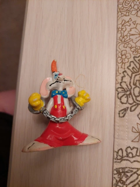DISNEY WHO FRAMED Roger Rabbit in Handcuffs PVC Figure Toy 1987 £10.79 ...