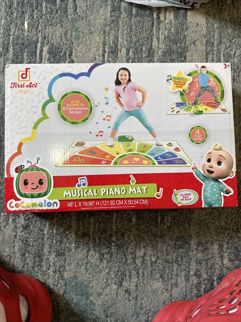 FIRST ACT PLAY COCOMELON ~ Musical Piano Mat, Play Along to 8 Cocomelon ...