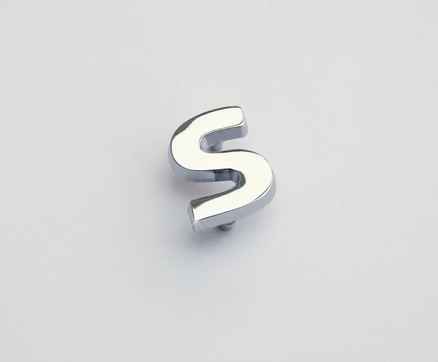 CLASSIC MINI COOPER Sport Mk1 / Mark 1 Chrome Small "S" Badge, BMC ...