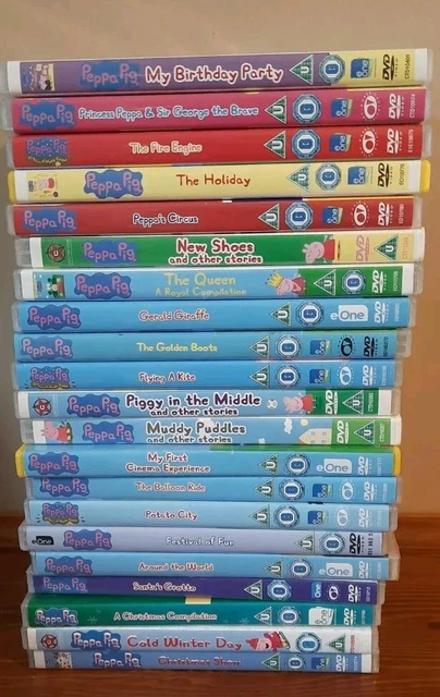PEPPA PIG HUGE Dvd Bundle Toddler Pre School Fun & Early Learning X 21 ...