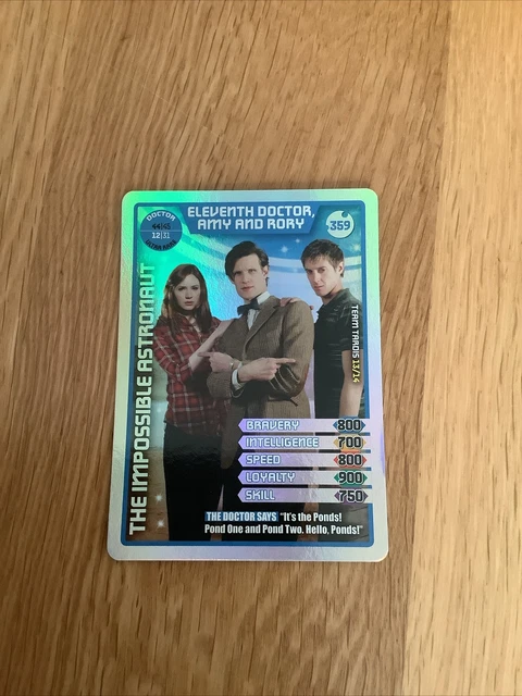 DR WHO MONSTER Invasion Ultimate Ultra Rare 359 Onzième Docteur, Amy et ...