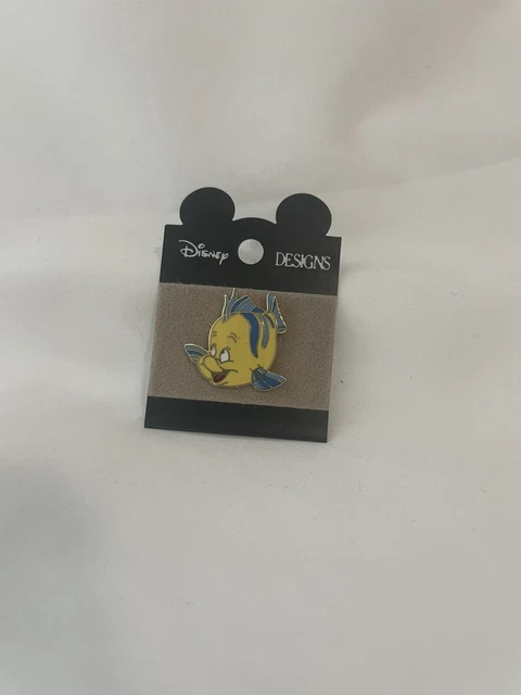 VINTAGE DISNEY FLOUNDER from The Little Mermaid Yellow Fish Pin ...