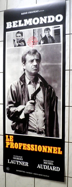 AFFICHE / POSTER 60x160 cm "Le Professionnel" Jean-Paul Belmondo / G ...
