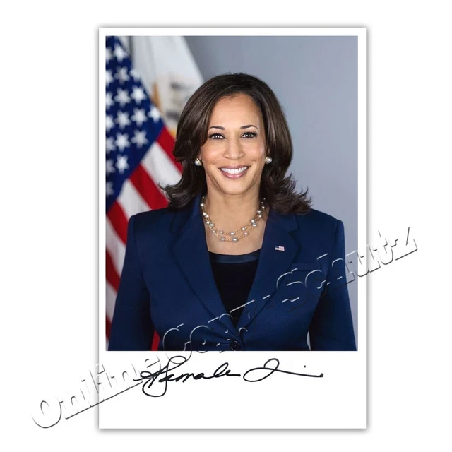 KAMALA HARRIS ++ Elected US Vice President +++ Autograph Photo (05) £4. ...