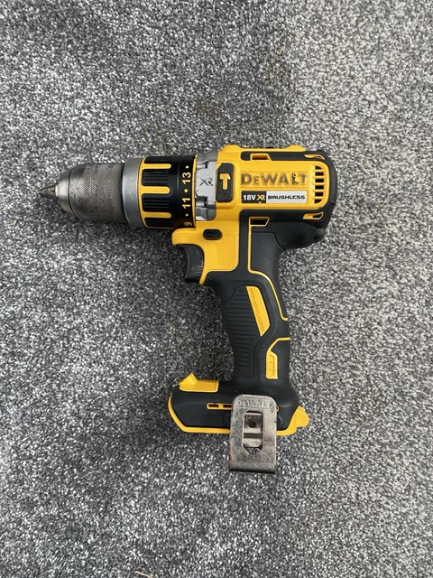 DEWALT DCD795N 18V XR Brushless Compact Combi Hammer Drill Bare Tool £ ...