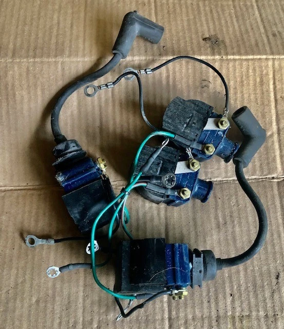 MID 90S MERCURY Mariner 40hp 4 cylinder 2 stroke ignition coils $100.00 ...