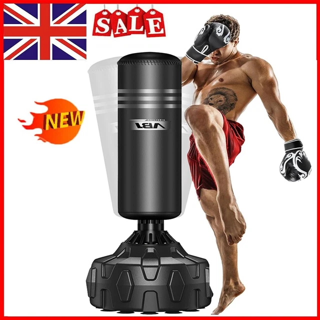 ADULT FREE BOXING Standing Punch Bag Stand Heavy Duty Punching ...