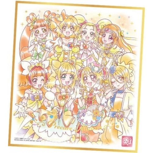 CANDY TOYS GOODS PreCure All Stars (Yellow) A "PreCure Shikishi ART ...