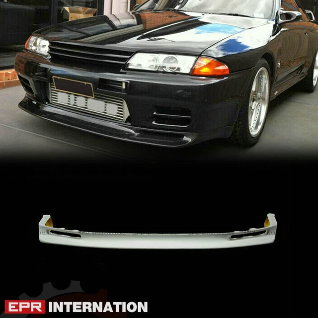 FRP UNPAINTED JUN Style Front Lip Bumper Splitter Fit For Nissan ...