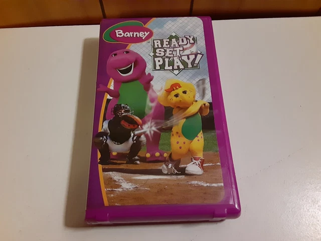 BARNEY READY SET Play! VHS 2004 White Tape £7.67 - PicClick UK