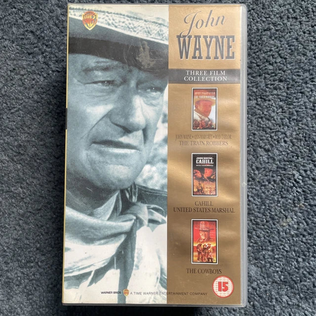 JOHN WAYNE VHS Video Tape In Case Three Film Collection £4.91 - PicClick UK
