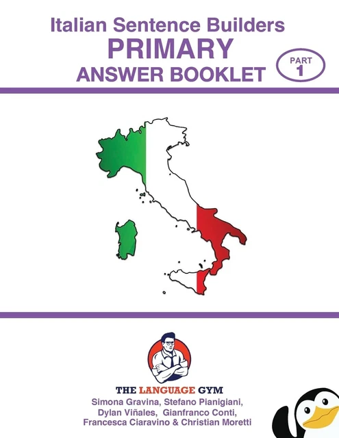 DYLAN VIÑALES ITALIAN SENTENCE BUILDERS - Primary - ANSWER BOOK (Poche ...