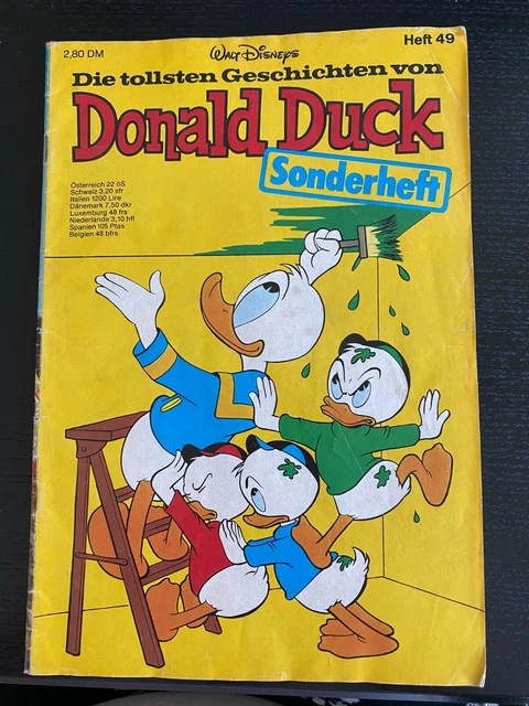 SONDERHEFT: WALT DISNEYS Die tollsten Geschichten von Donald Duck, 1977 Heft 49 EUR 7,80 ...