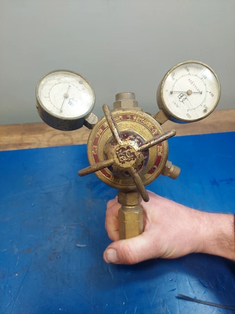 VINTAGE BOC ACETYLENE Regulator £40.00 - PicClick UK