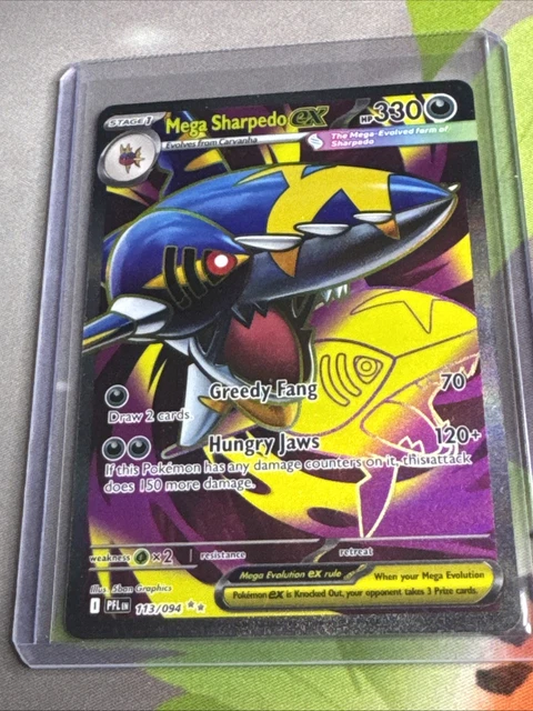 POKEMON TCG PHANTASMAL Flames Mega Sharpedo EX Ultra Rare 113/094 $10. ...