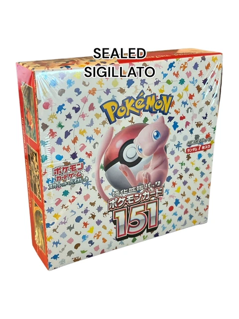 POKEMON 151 BOOSTER Box sv2a Affichage Sealed Japanese Jap Fermé Japan ...