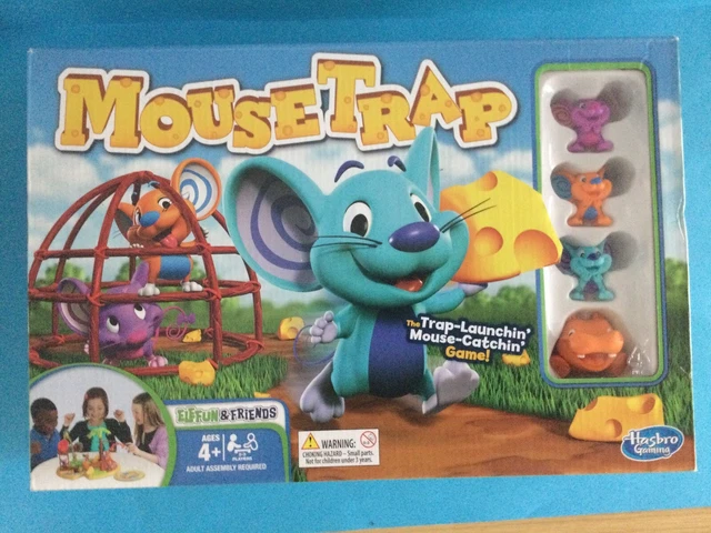 HASBRO ELEFUN & FRIENDS Mousetrap Board Game for Ages 4+ New & Sealed £ ...