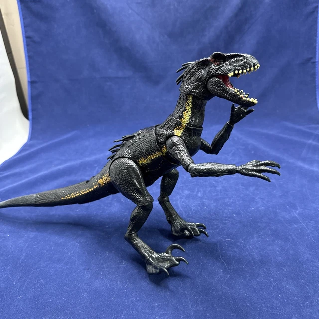 JURASSIC WORLD FALLEN Kingdom Posable INDORAPTOR Mattel Dinosaur Raptor ...