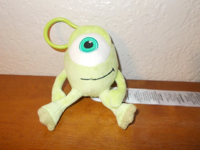DISNEY PARKS PIXAR Monster Inc. Mike Wazowski Alien Plush Doll Key ...
