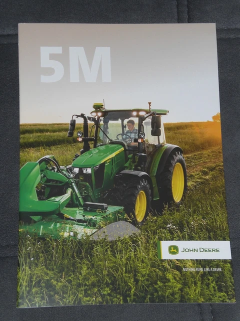 JOHN DEERE 5M Traktoren Prospekt von 12/2023 ( JD 99 ) EUR 15,55 ...