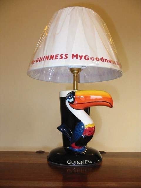 GUINNESS CERAMIC TOUCAN & Pint Lamp by Enesco. Boxed. £104.70 - PicClick UK