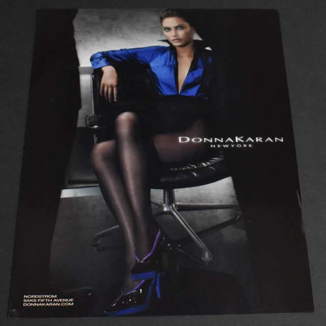 2007 PRINT AD Sexy Heels Long Legs Fashion Lady Brunette Donna Karan Pantyhose a £10.34 ...