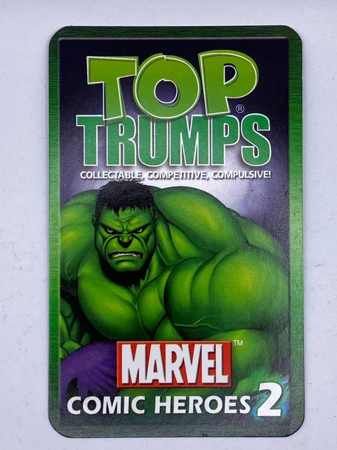 TOP TRUMPS MARVEL Comic Heroes 2 - Singular Cards - Complete Your Set ...