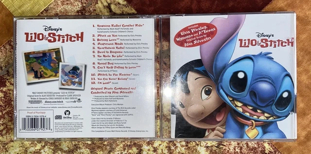 WALT DISNEY LILO AND STITCH - CD Soundtrack Album (2002) Alan Silvestri ...