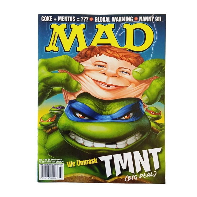 AUSTRALIAN MAD MAGAZINE - No.432 2007 - TMNT- Fold In Not Done EUR 6,37 ...