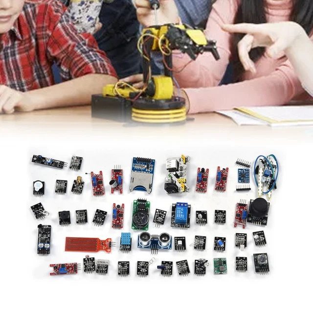 45 IN 1 Sensor Assortment Set Lightweight Sensors Modules Starter Kit ...