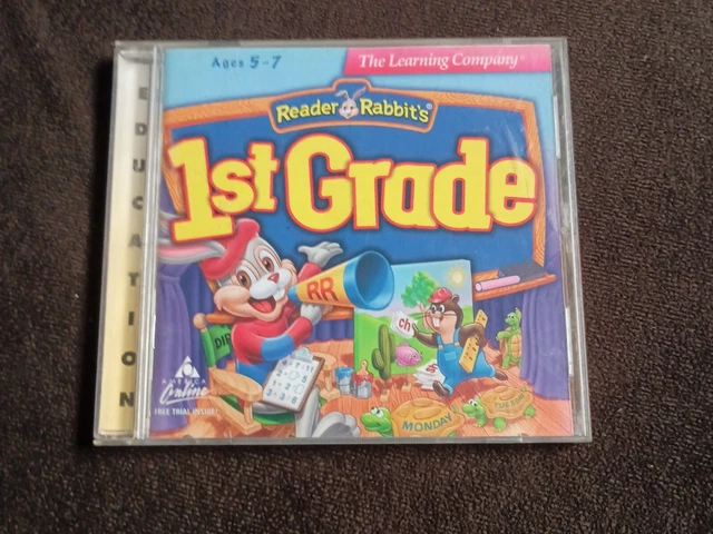READER RABBIT'S 1ST Grade PC CD-ROM Game (The Learning Company, 1997 ...